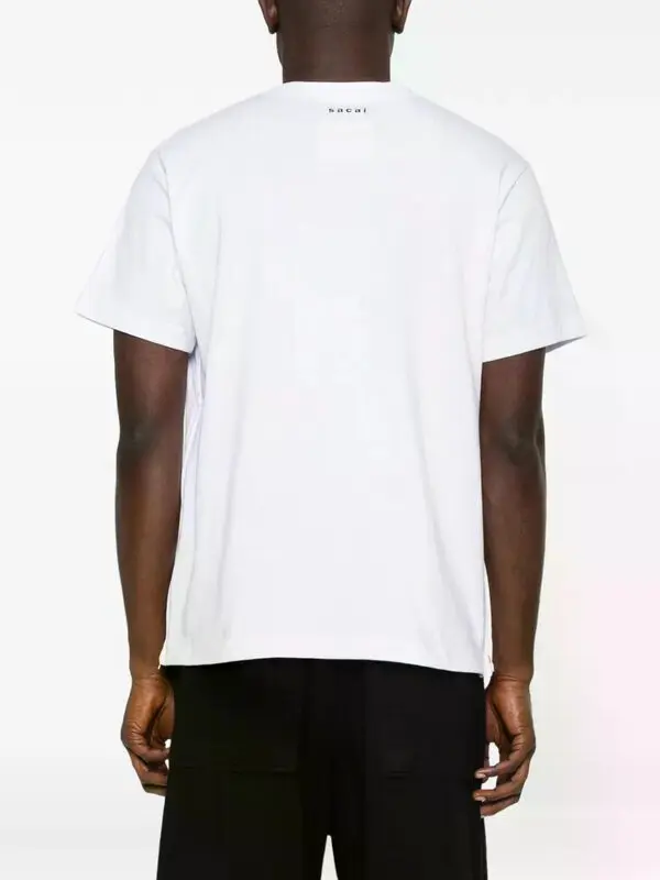 Sacai Zip-detail T-shirt