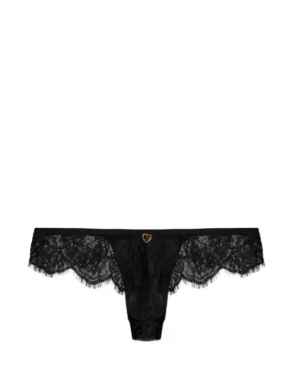 Dsquared2 Lace Thong - Black