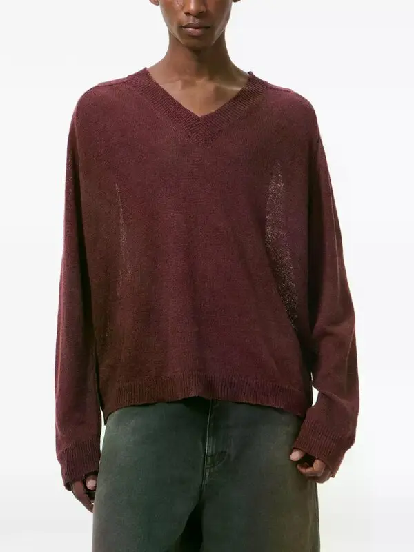 Our Legacy Rue V-neck Sweater - Brown