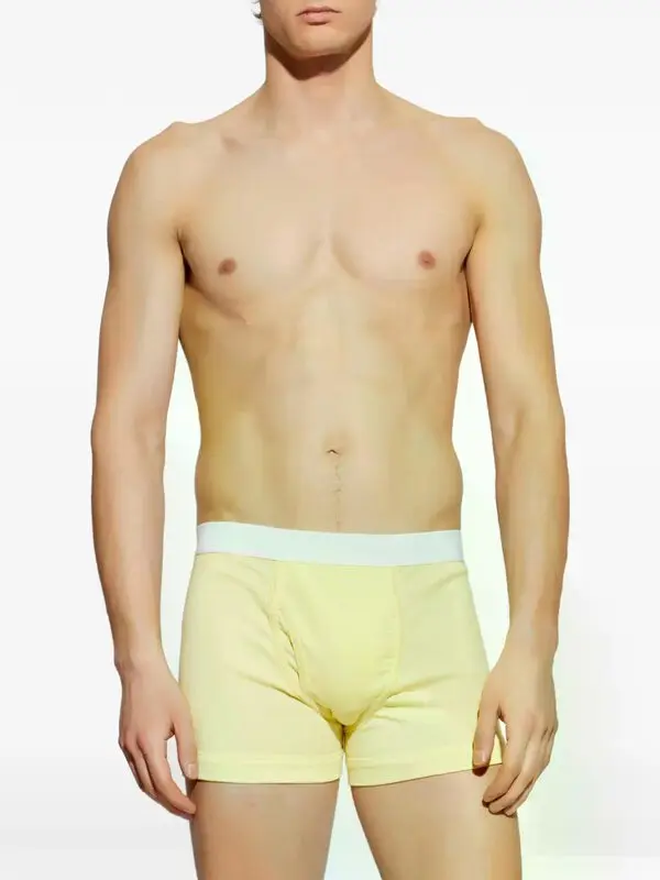 TOM FORD Logo-waistband Boxers - Yellow