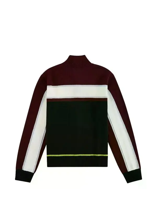 Casablanca Colour-block Knitted Track Jacket