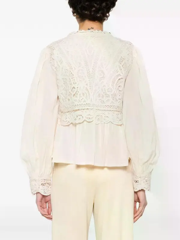 Sea Adelina Battenberg Lace Blouse