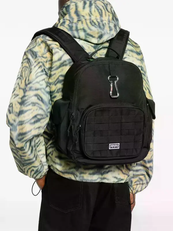 Kenzo Logo-embroidered Backpack