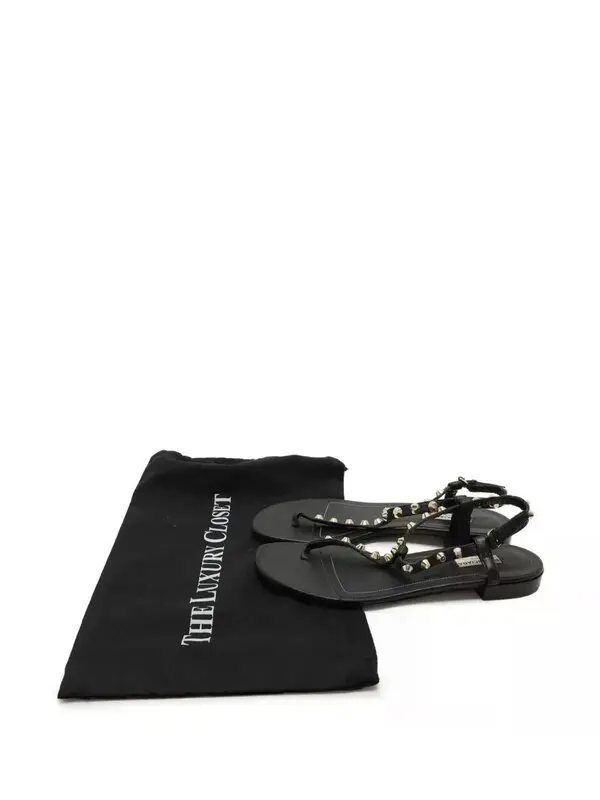 Balenciaga Studded T-bar Sandals