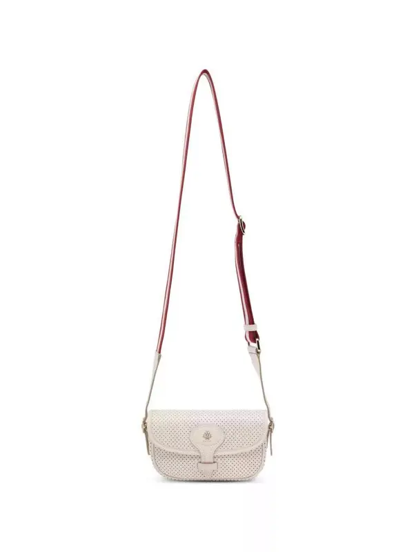 Bally Beckett Perforated Leather Cross Body Bag