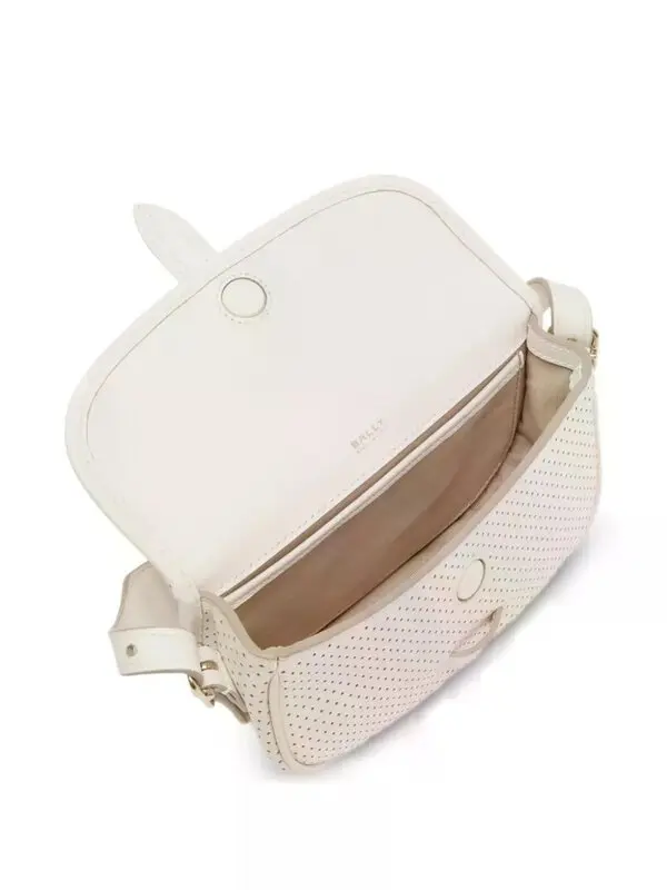 Bally Beckett Perforated Leather Cross Body Bag