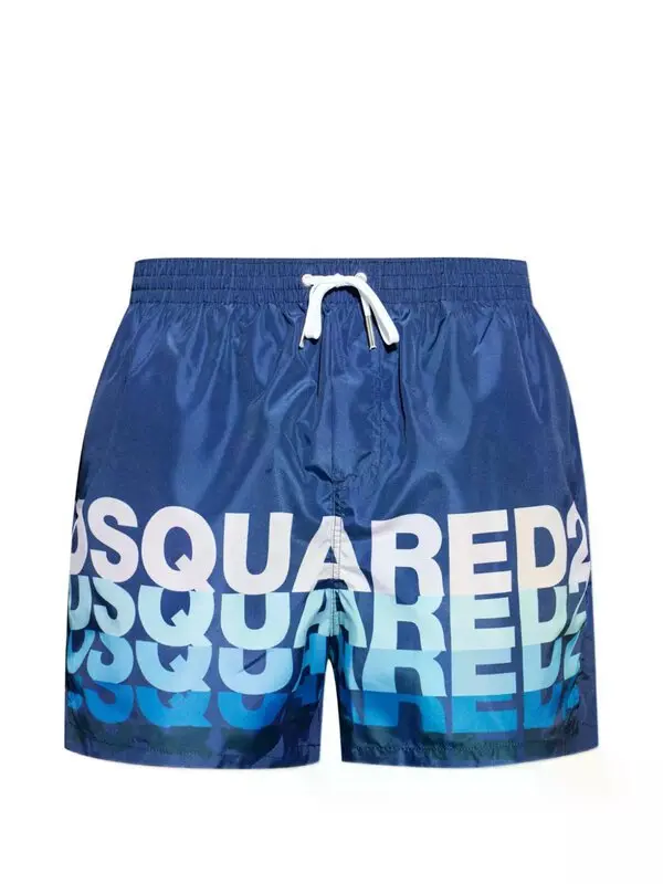 Dsquared2 Logo Swim Shorts - Blue