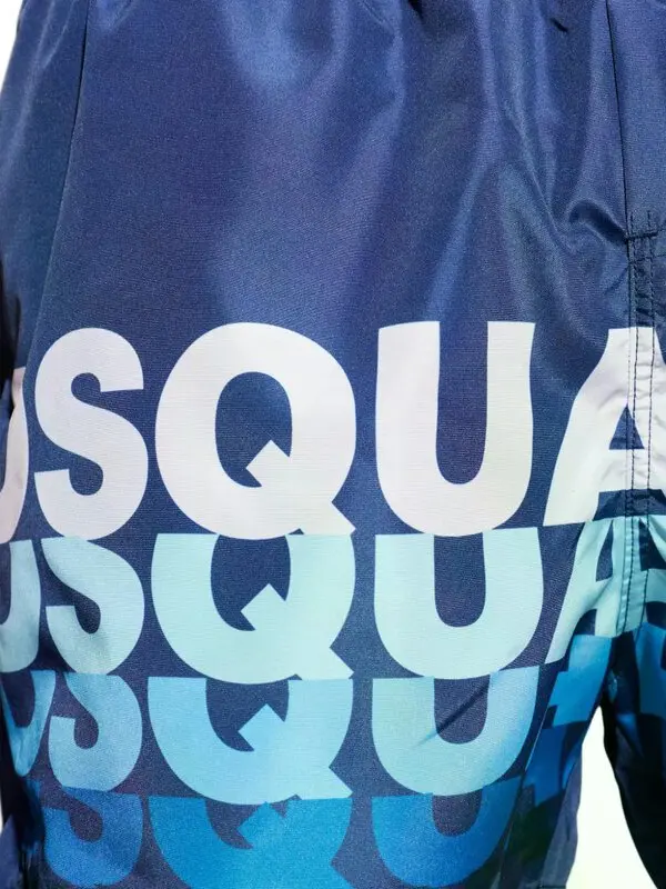 Dsquared2 Logo Swim Shorts - Blue