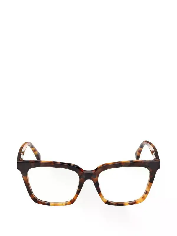 Max Mara Square Frame Glasses - Brown