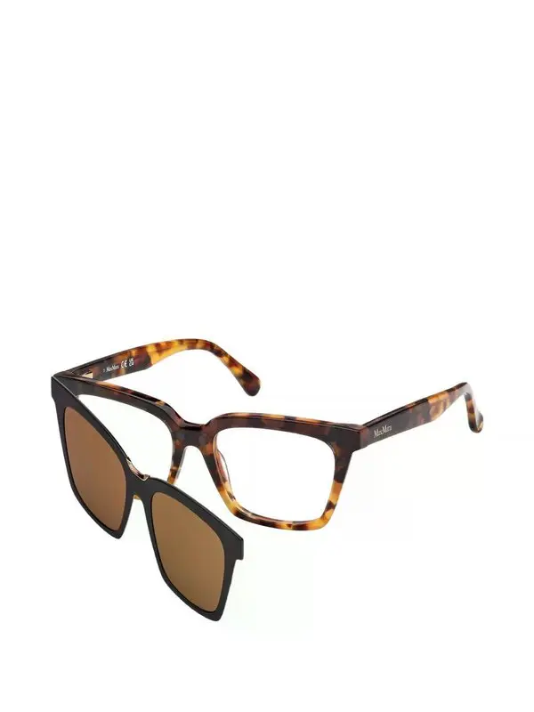 Max Mara Square-frame Eyeglasses - Brown
