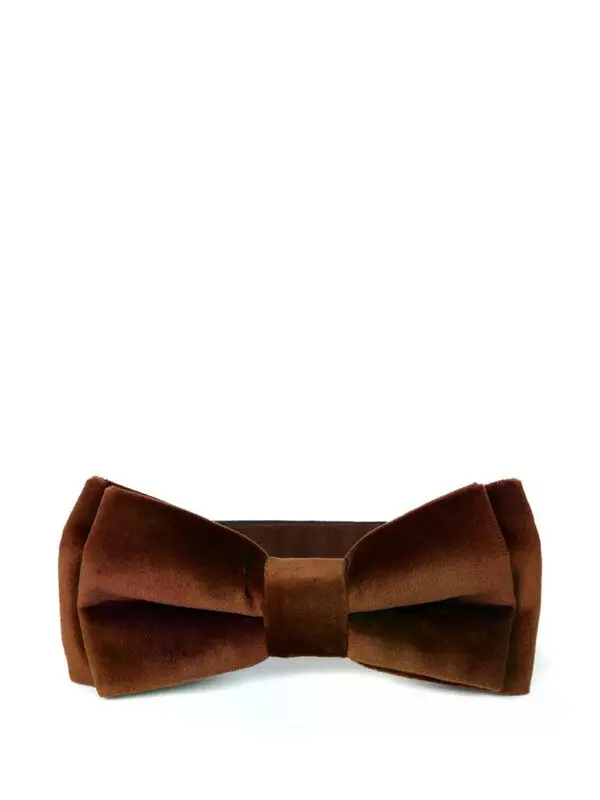 Paul Smith Velvet Bow Tie - Brown
