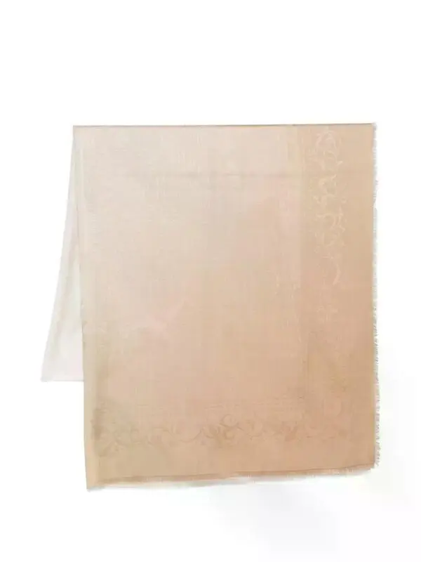 FERRAGAMO Fringed-hem Scarf - Neutrals