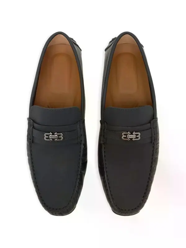 Bally Pilot Driver Leather Loafers