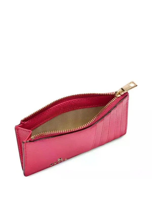 Furla Medium Camelia Leather Card Holder - Pink