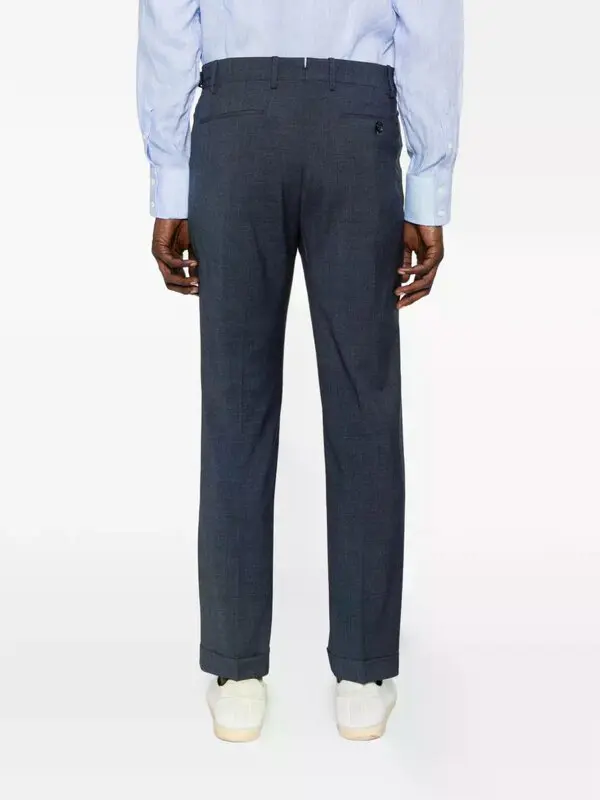 BERWICH Tailored Pleated Trousers - Blue