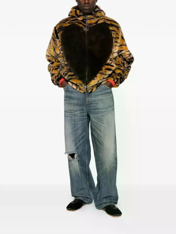 Kenzo Tiger Print Heart Detail Jacket