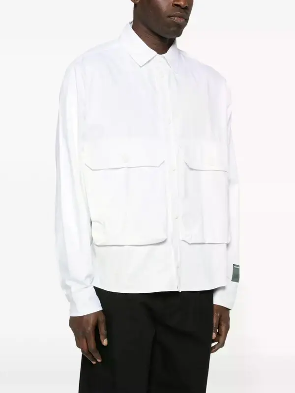 Reese Cooper Cargo Button Cotton Shirt