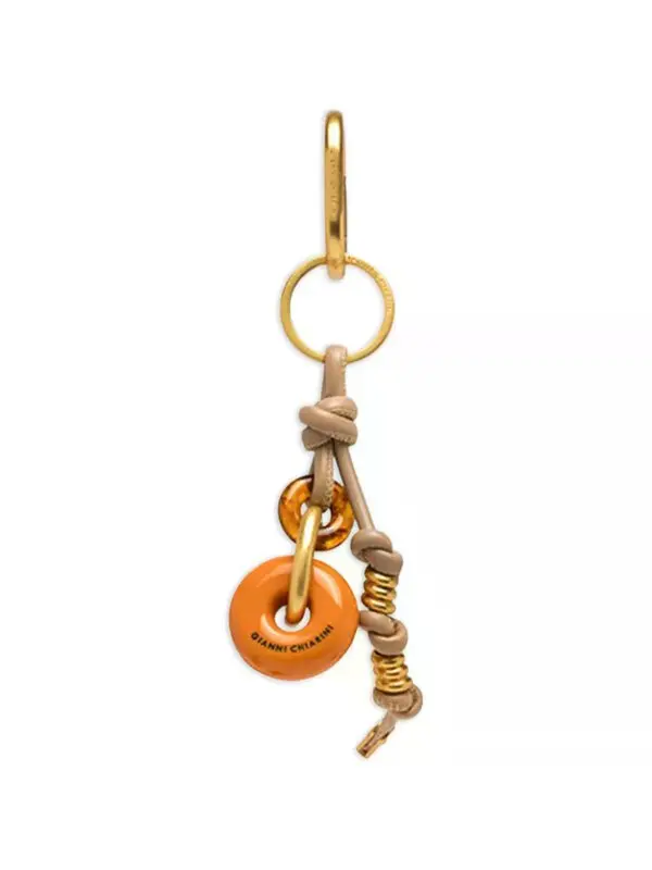 GIANNI CHIARINI Donut-shape Keyring - Neutrals