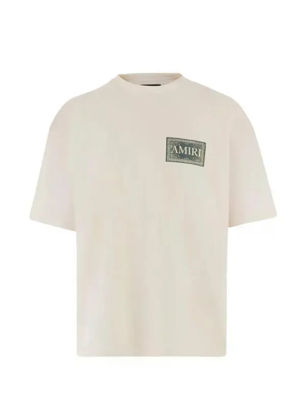 Amiri Logo-print T-shirt - Neutrals