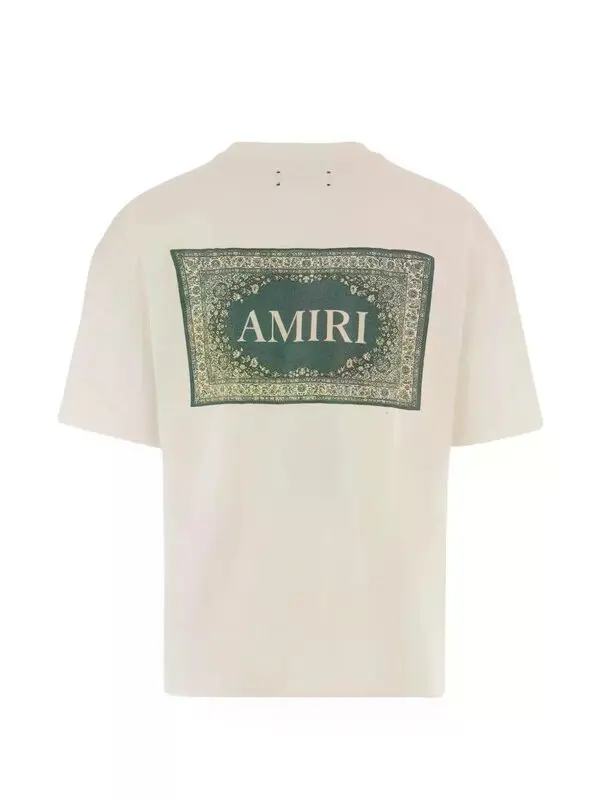 Amiri Logo-print T-shirt - Neutrals
