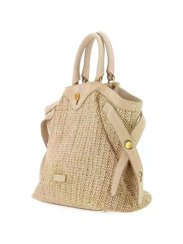 GIANNI CHIARINI Claudette Woven Leather Tote Bag