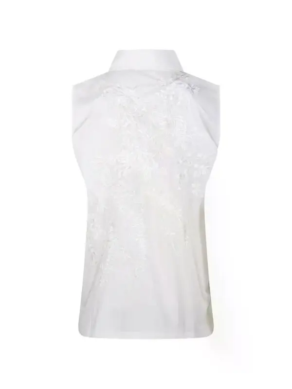 P.a.r.o.s.h Embroidered Sleeveless Shirt