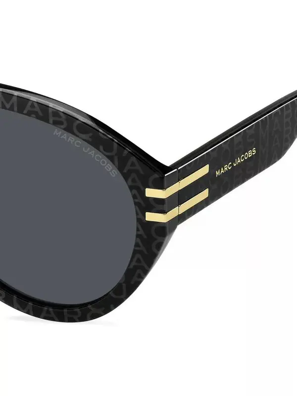 Marc Jacobs Logo-patterned Pilot Sunglasses