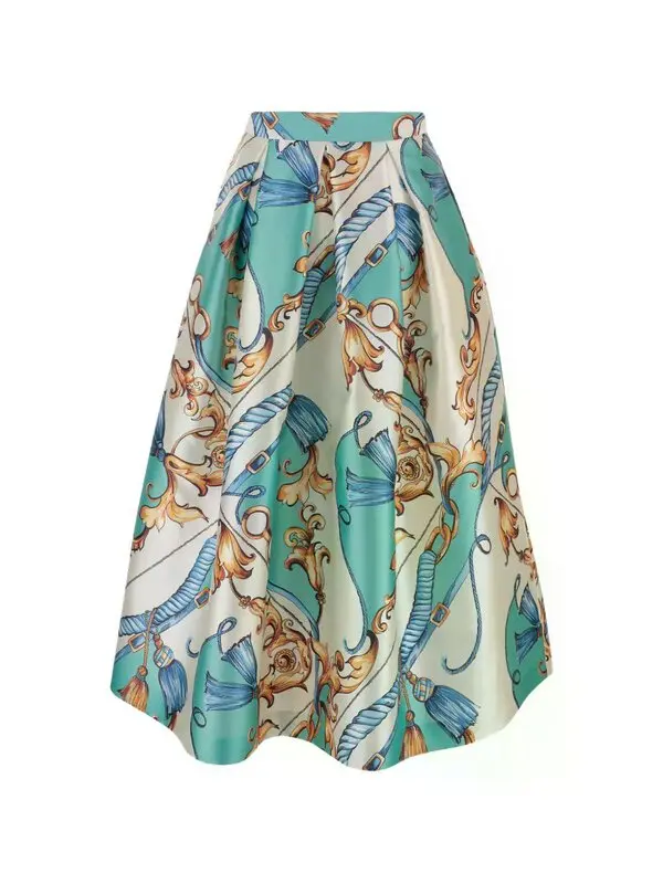 LUNATICA MILANO Patterned Skirt - Neutrals