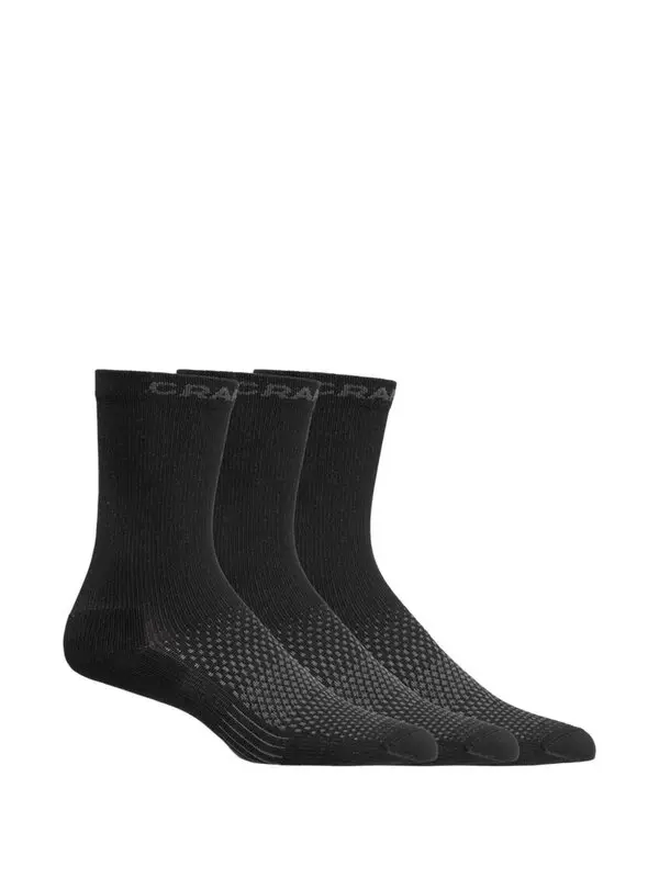 CRAFT Patterned Socks - Black