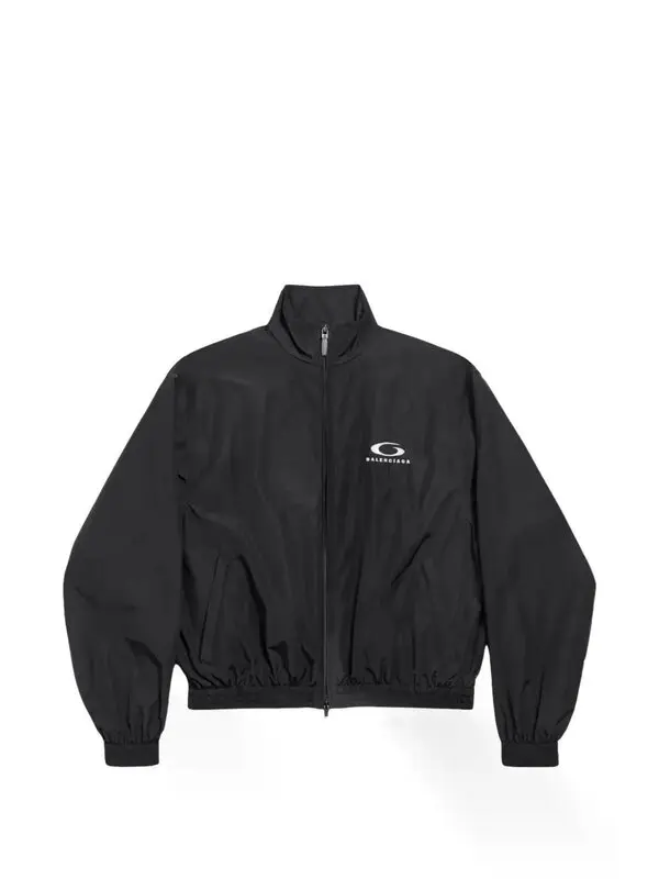 Balenciaga Stand Collar Jacket - Black
