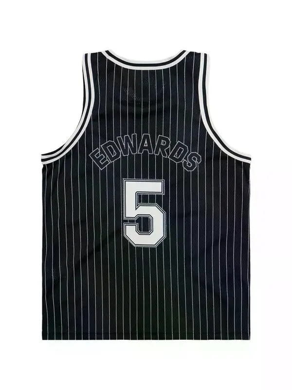Y3 Striped Sleeveless Basketball Jersey