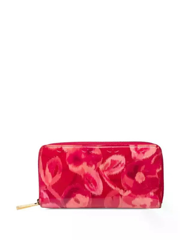 LOUIS VUITTON 2013 Monogram Vernis Ikat Zippy Wallet Long Wallets - Pink