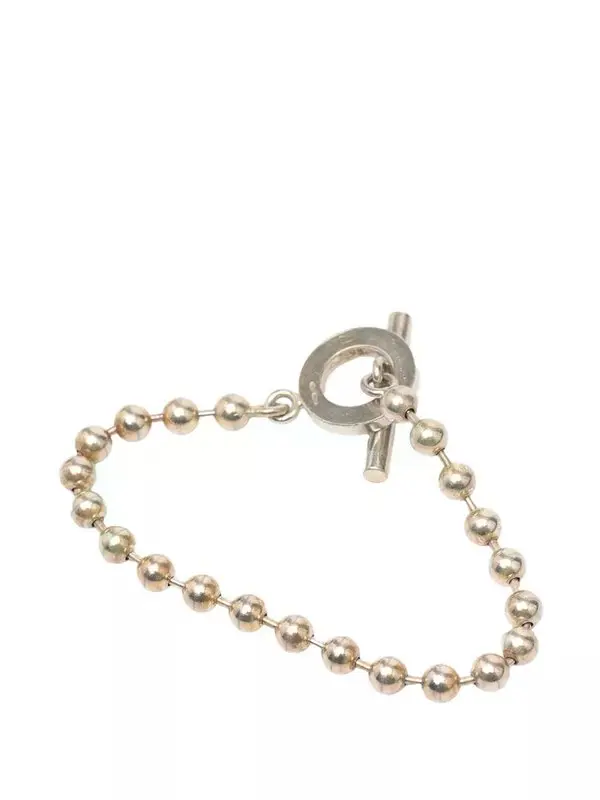 Gucci 2000-2015 Sterling Ball Chain Toggle Bracelet