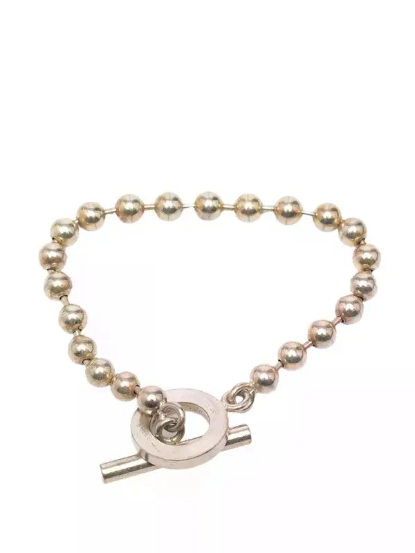 Gucci 2000-2015 Sterling Ball Chain Toggle Bracelet