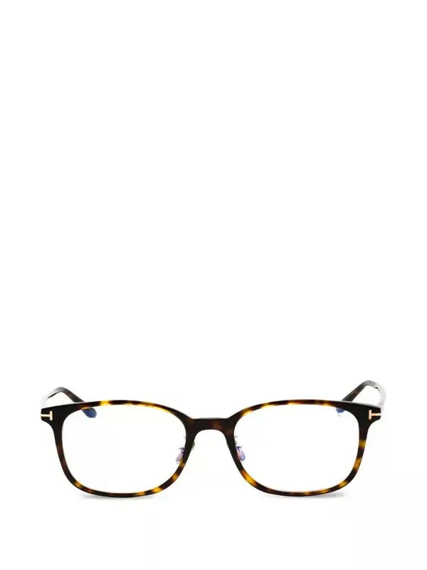 TOM FORD Square Frame Eyeglasses - Brown