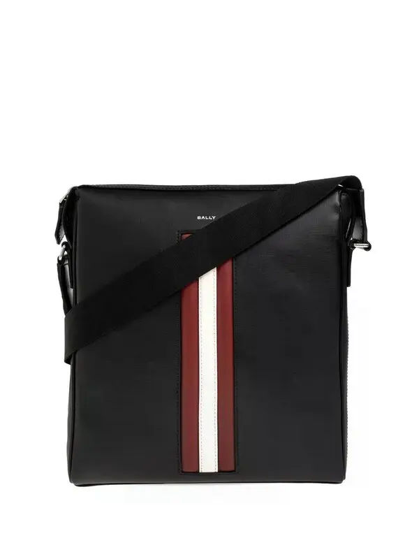 Bally Stripe Crossbody Bag - Black
