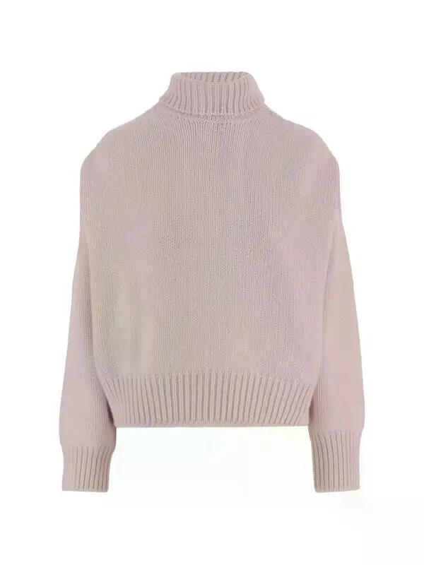 SA SU PHI Long-sleeve Roll-neck Sweater - Pink