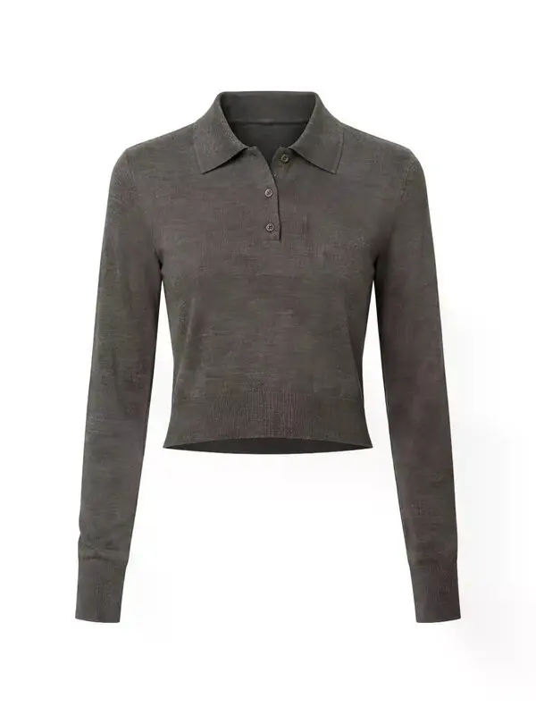 Eterne Journey Long Sleeve Polo Top