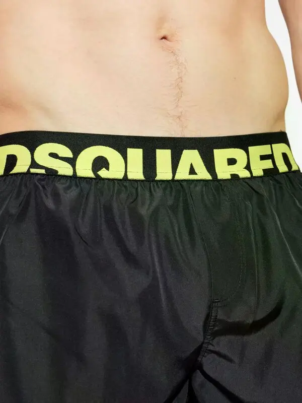 Dsquared2 Logo Elasticated Beach Shorts
