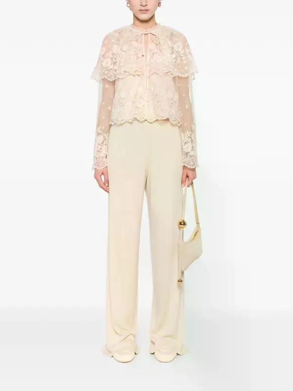 Sea Bronte Ruffled Blouse - Neutrals