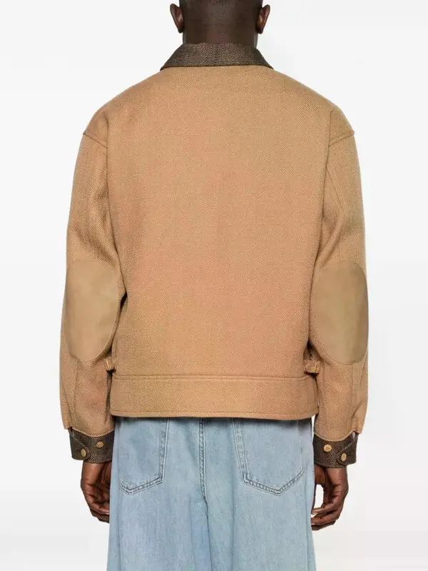 Visvim Contrast-collar Zip Jacket - Neutrals