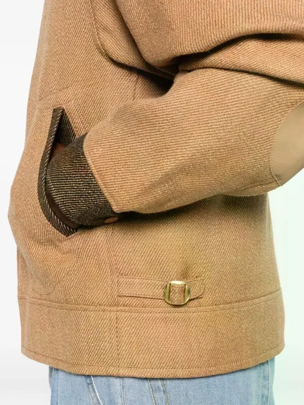 Visvim Contrast-collar Zip Jacket - Neutrals