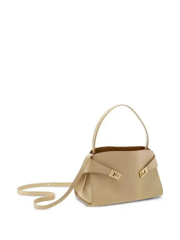 FERRAGAMO Medium Soft Leather Shoulder Bag