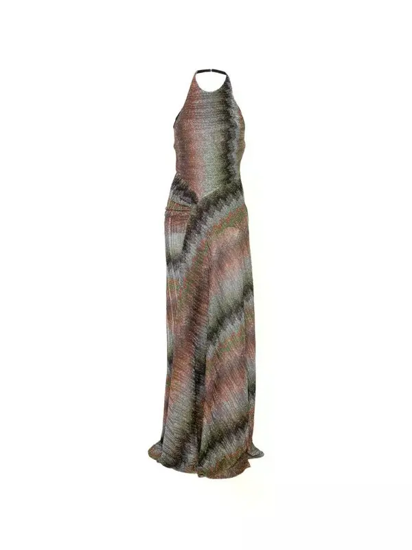 Missoni Patterned Halter Maxi Dress