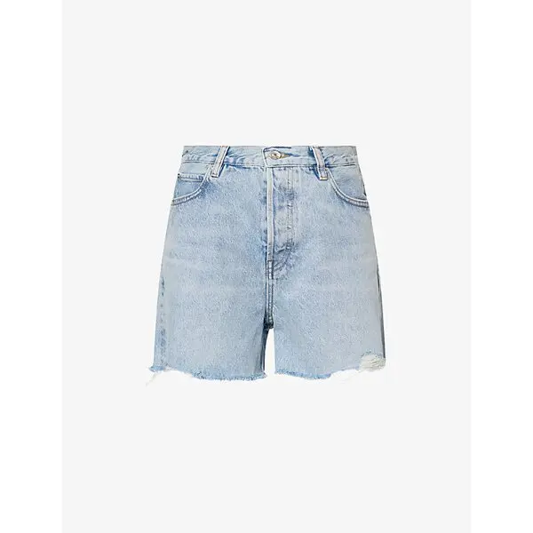 FRAME The Everyday High-rise Denim Shorts - Swindle