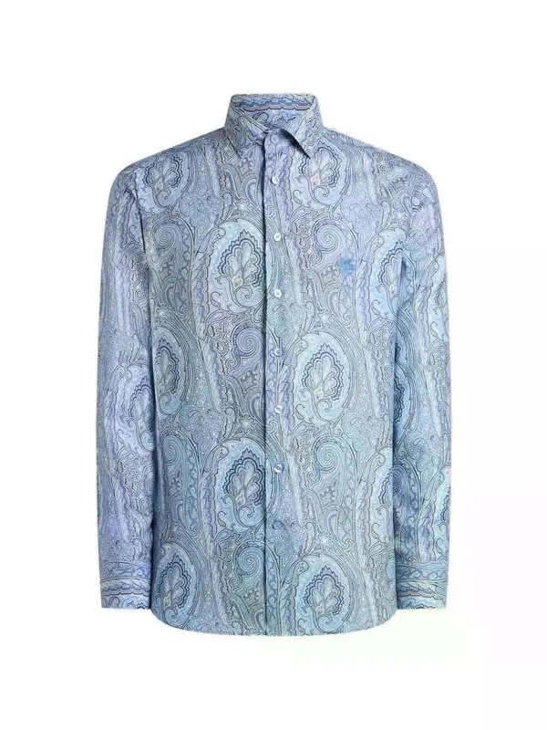 Etro Paisley-print Shirt - Blue