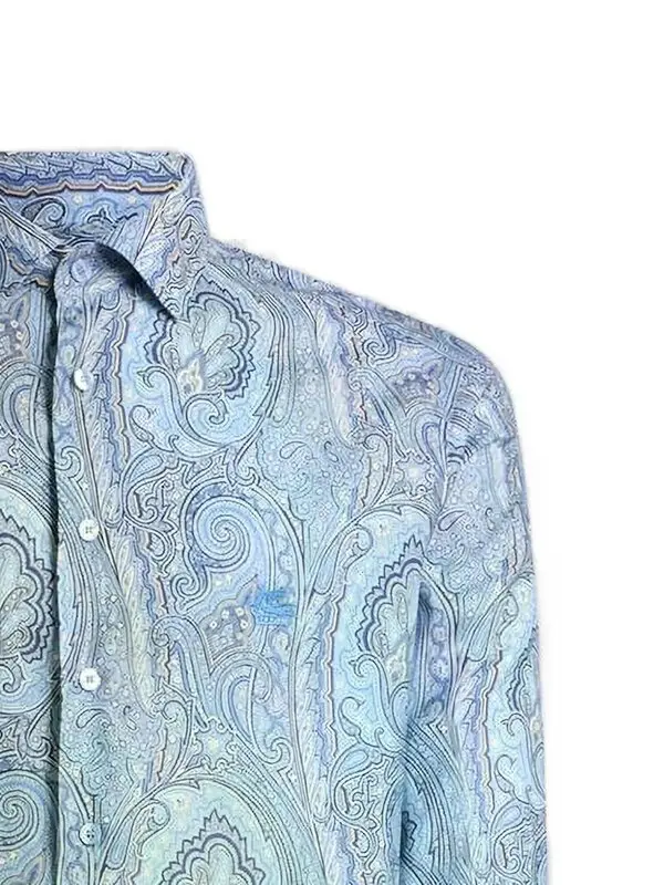 Etro Paisley-print Shirt - Blue