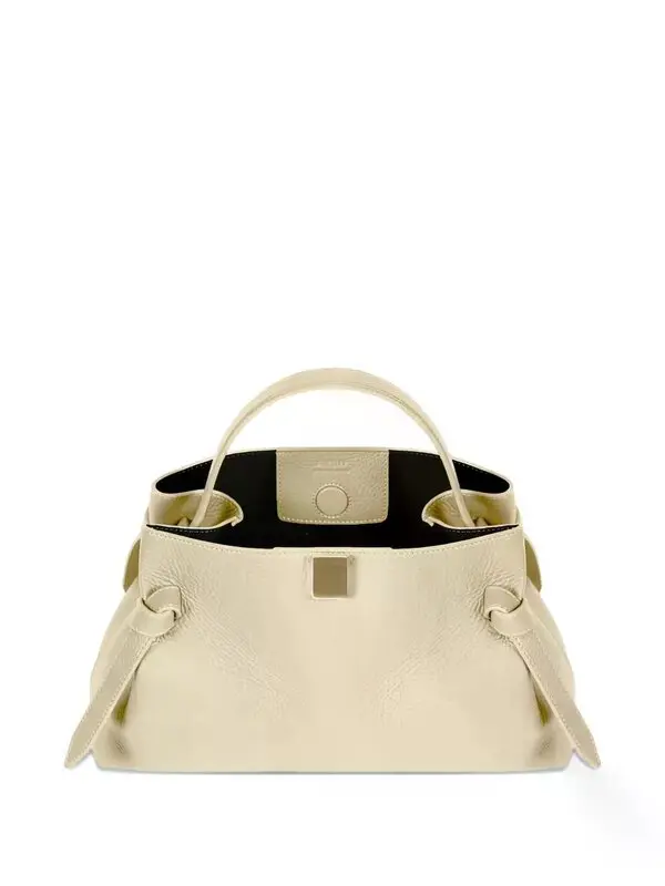 Yuzefi Gyoza Top Handle Shoulder Bag - Neutrals