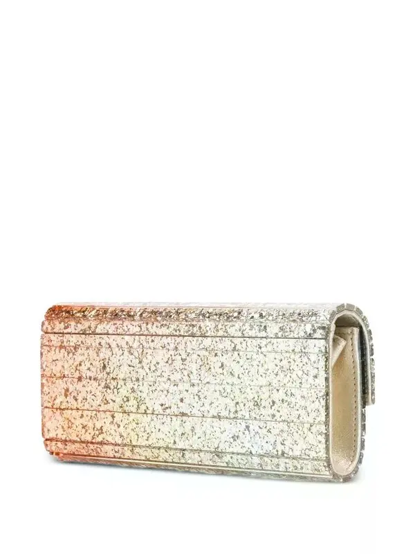 JIMMY CHOO Sweetie Glitter Clutch - Silver