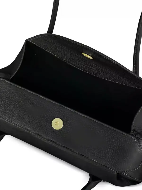 Yuzefi Oyster Leather Shoulder Bag - Black